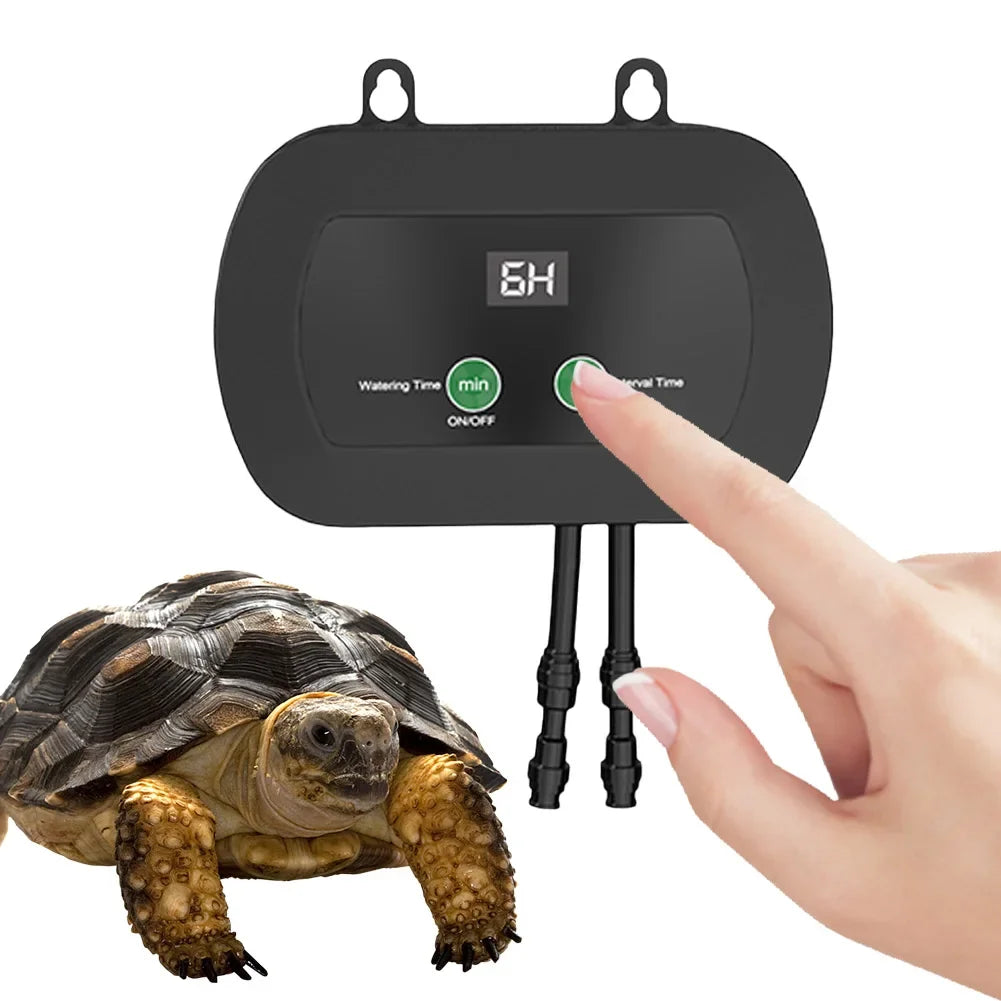 Automatic Reptile Mist Sprinkler & Timer Auto Controller Spray Kit Sys ...